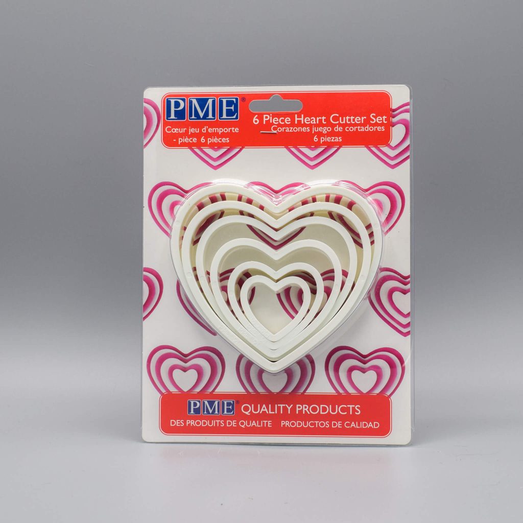 Heart Cutter Set (6 delig) (PME)