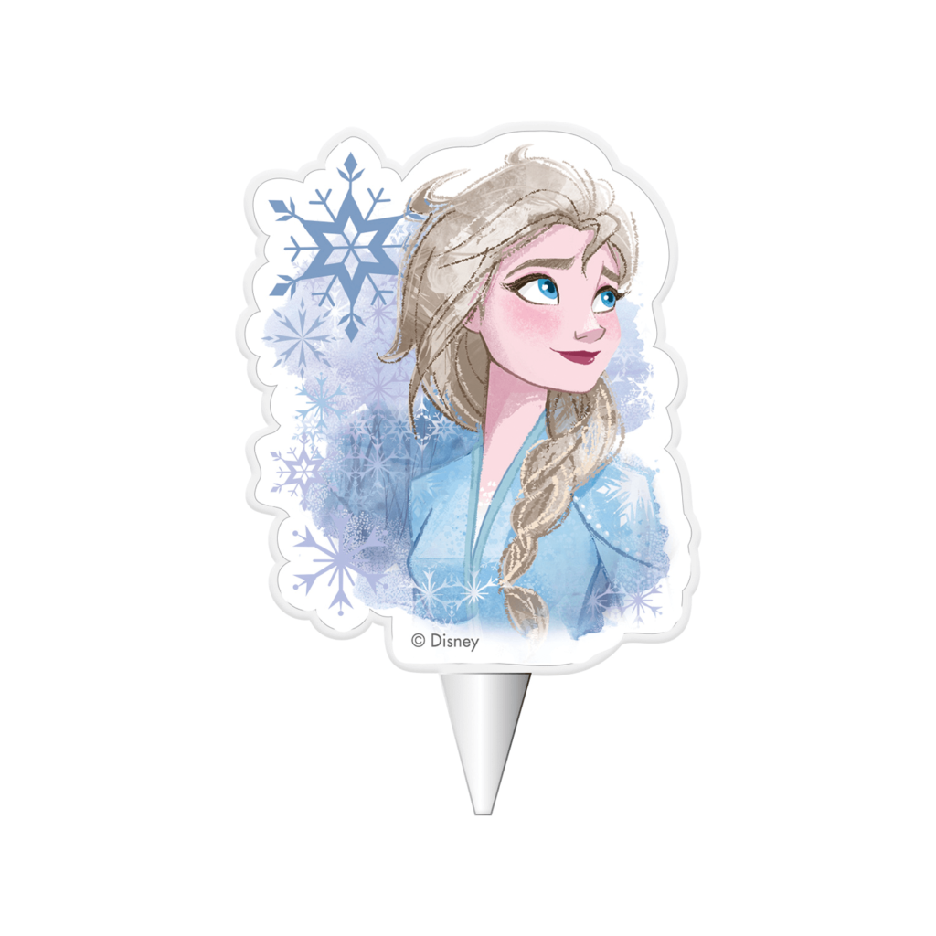Frozen 2 Elsa Taartkaars 7,5cm (2D) (deKora)