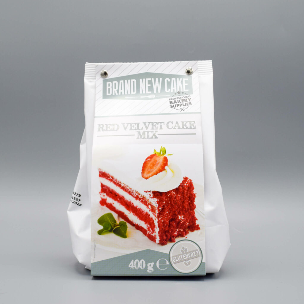 Red Velvet Cake Mix (400g) (Glutenvrij) (BrandNewCake)
